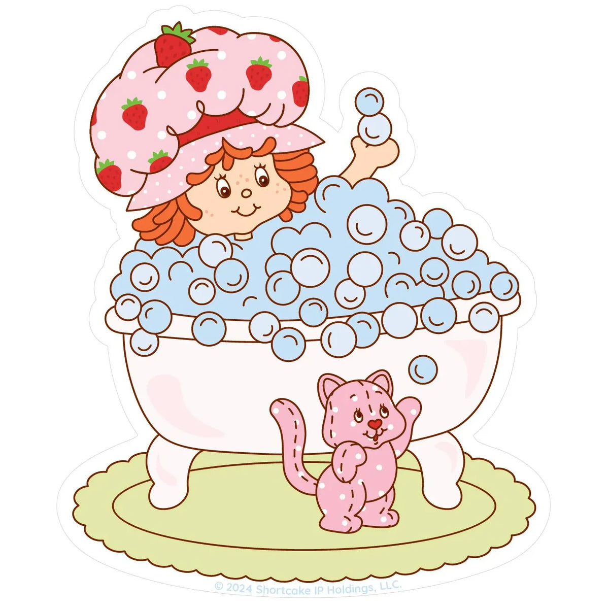 Sticker de Vinilo Rosita Frutilla Burbujas – La Papelaria