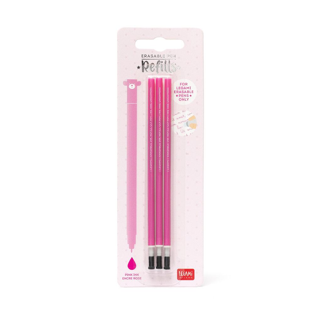 Repuesto Lapiz Gel Rosado Set de 3 – La Papelaria